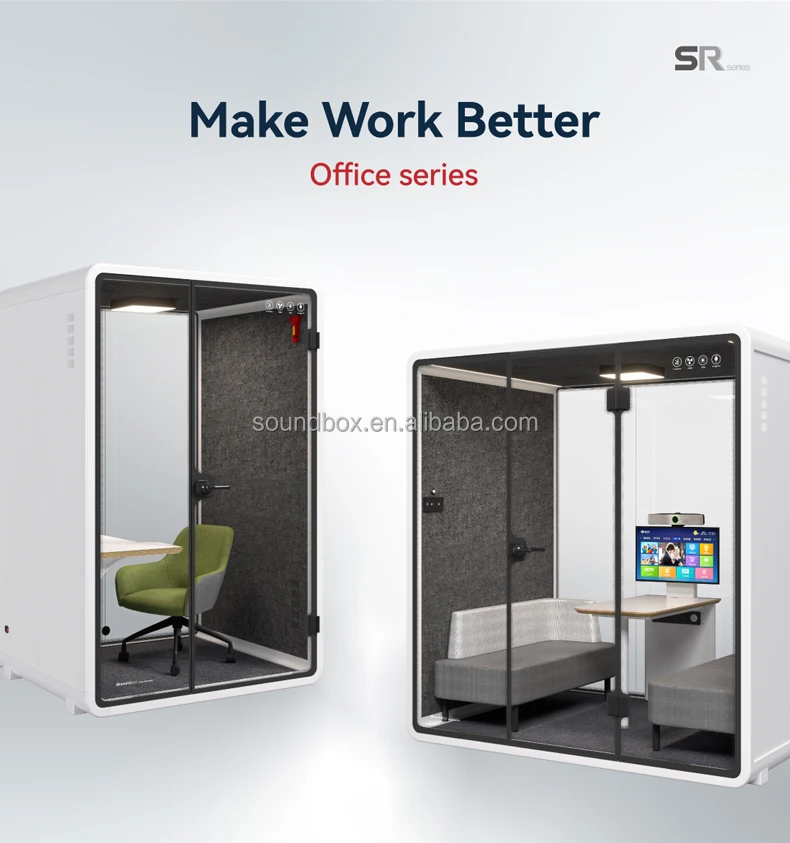 Soundbox Indoor Office Pods - Privacy and Acoustic Solutions