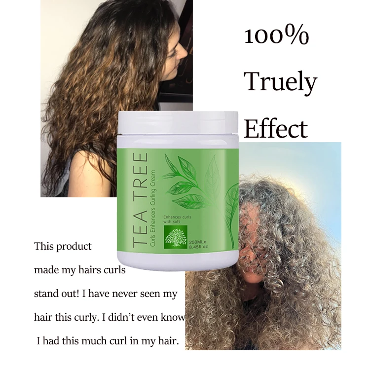 Private Label Curly Hair Care Products Moisturizing Natural Tea Tree ...