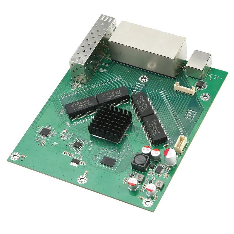 8 Port Gigabit Industrial-Grade POE Ethernet Switch Board