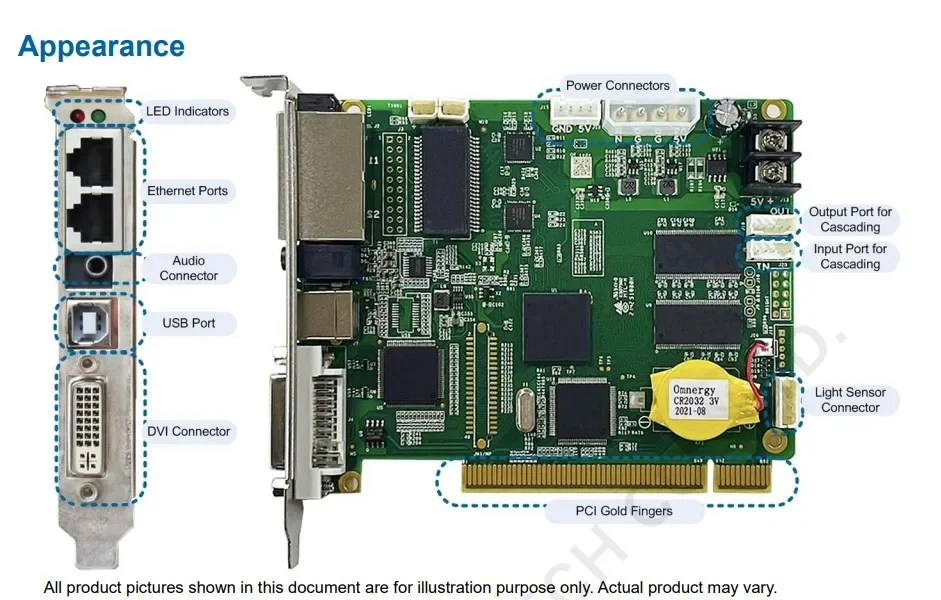 Nova System Msd300 Sending Card For Led Video Wall Tv Control By Pc Led ...