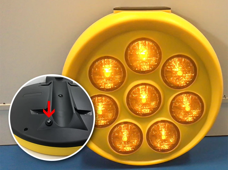 Solar Signal Traffic Light Yellow Flashing - Buy Solar Signal yellow ...