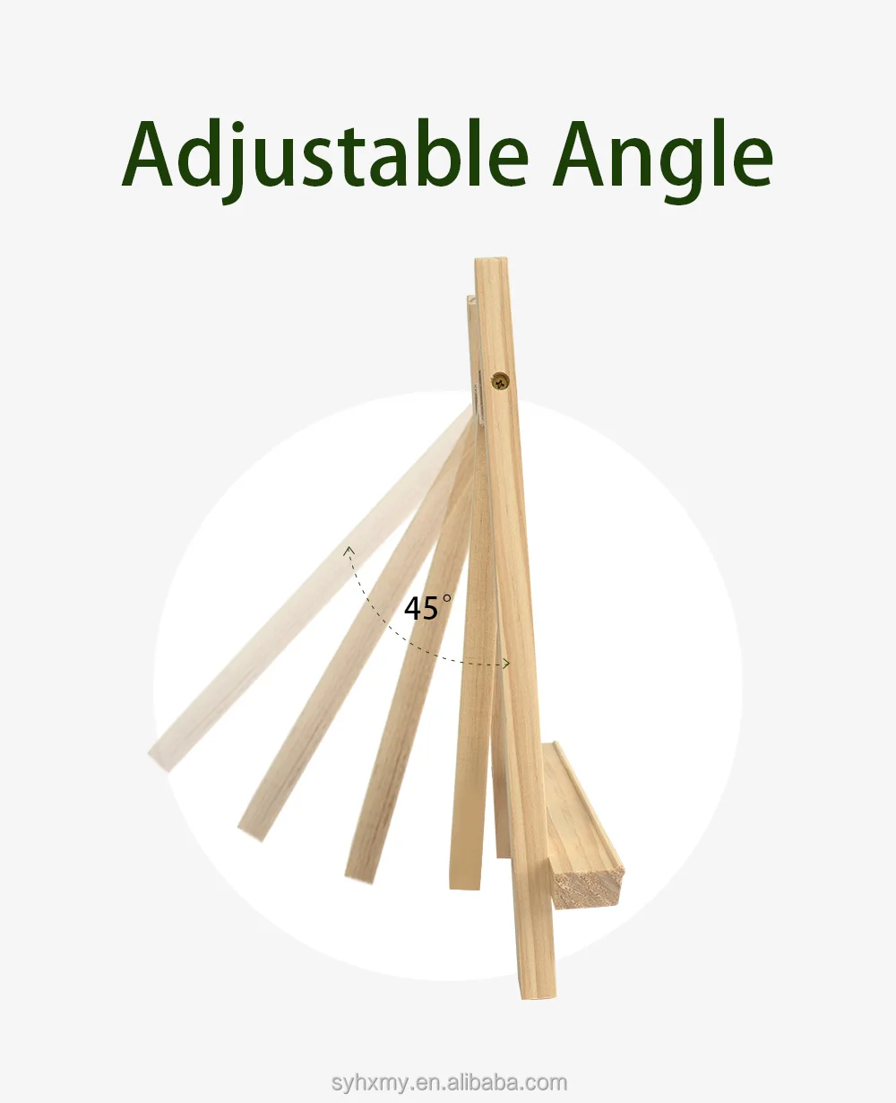 Wooden Tabletop Easel Display Stand Kids Painting Mini Art Easel ...