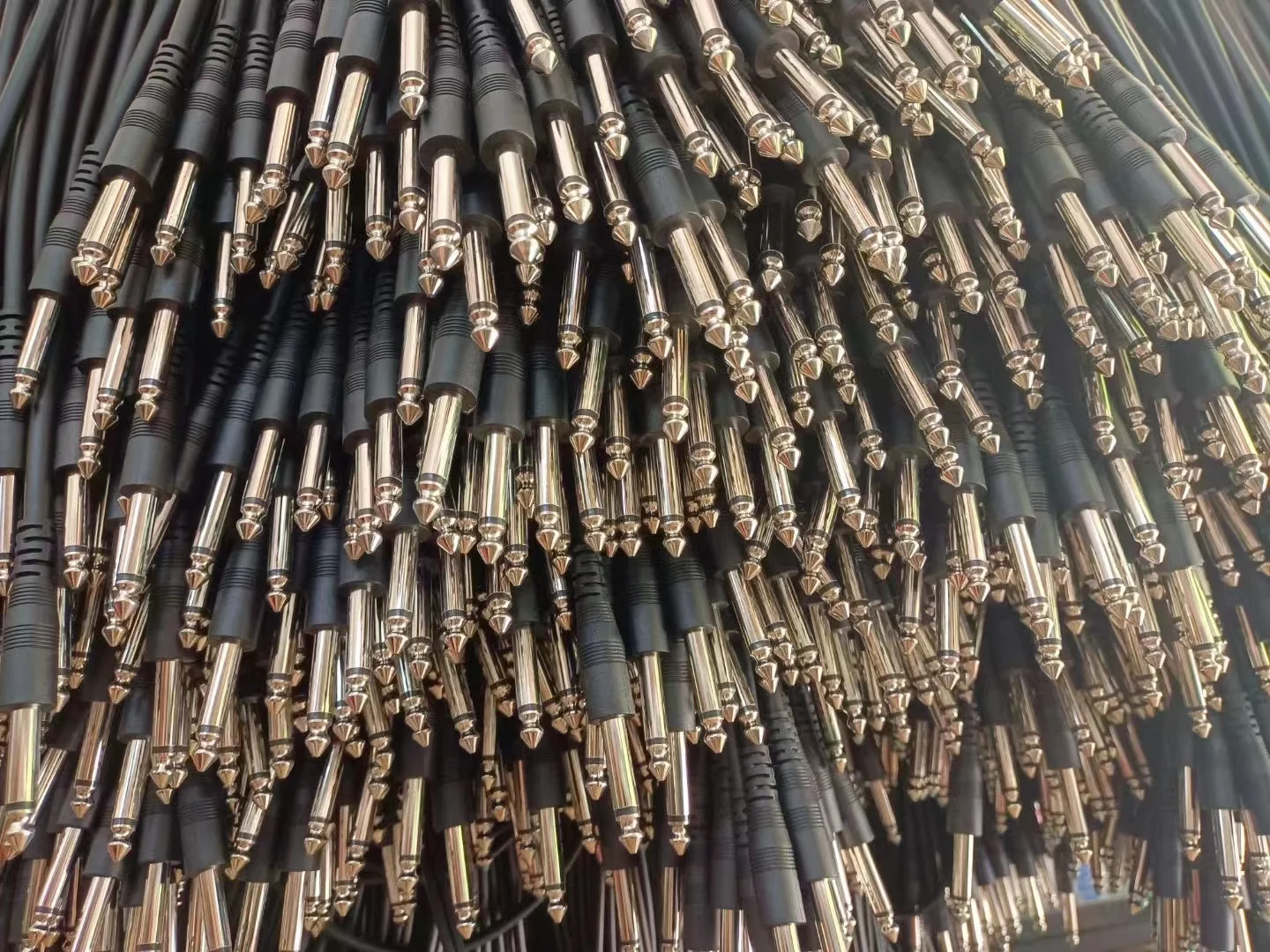 4-pin Male Speaker Cable Wire Plug Adapter Audio Video Connector Copper ...