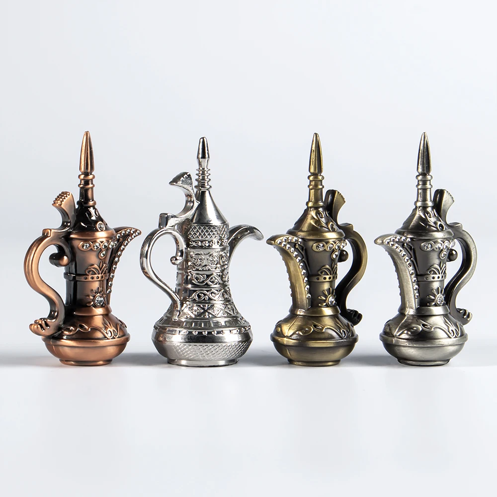 Custom Luxury 3D Antique Brass Metal Twin Towers Oman Model