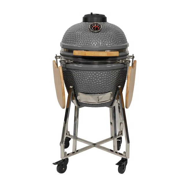 M.Y Turkish BBQ Charcoal Grill Kamado Ceramic Barbecue Smoker 18 Inch Smokeless Grill Outdoor ...