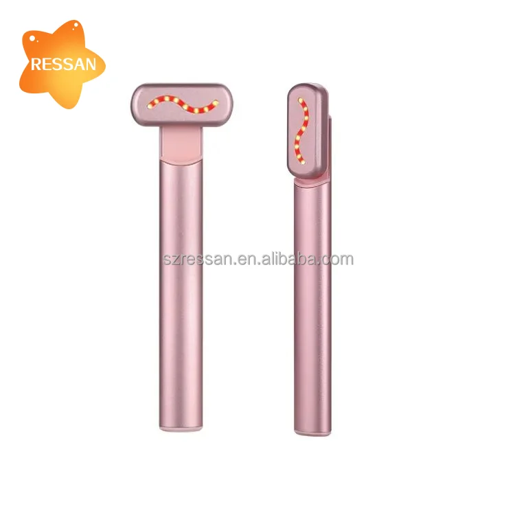 Usb Rechargeable Ems Led Eye Massage Beauty Wand Face Firming Device ...
