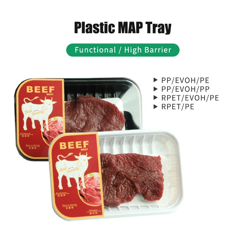 Custom PET Disposable Plastic Meat Food Preservation Tray PP Tray for ...