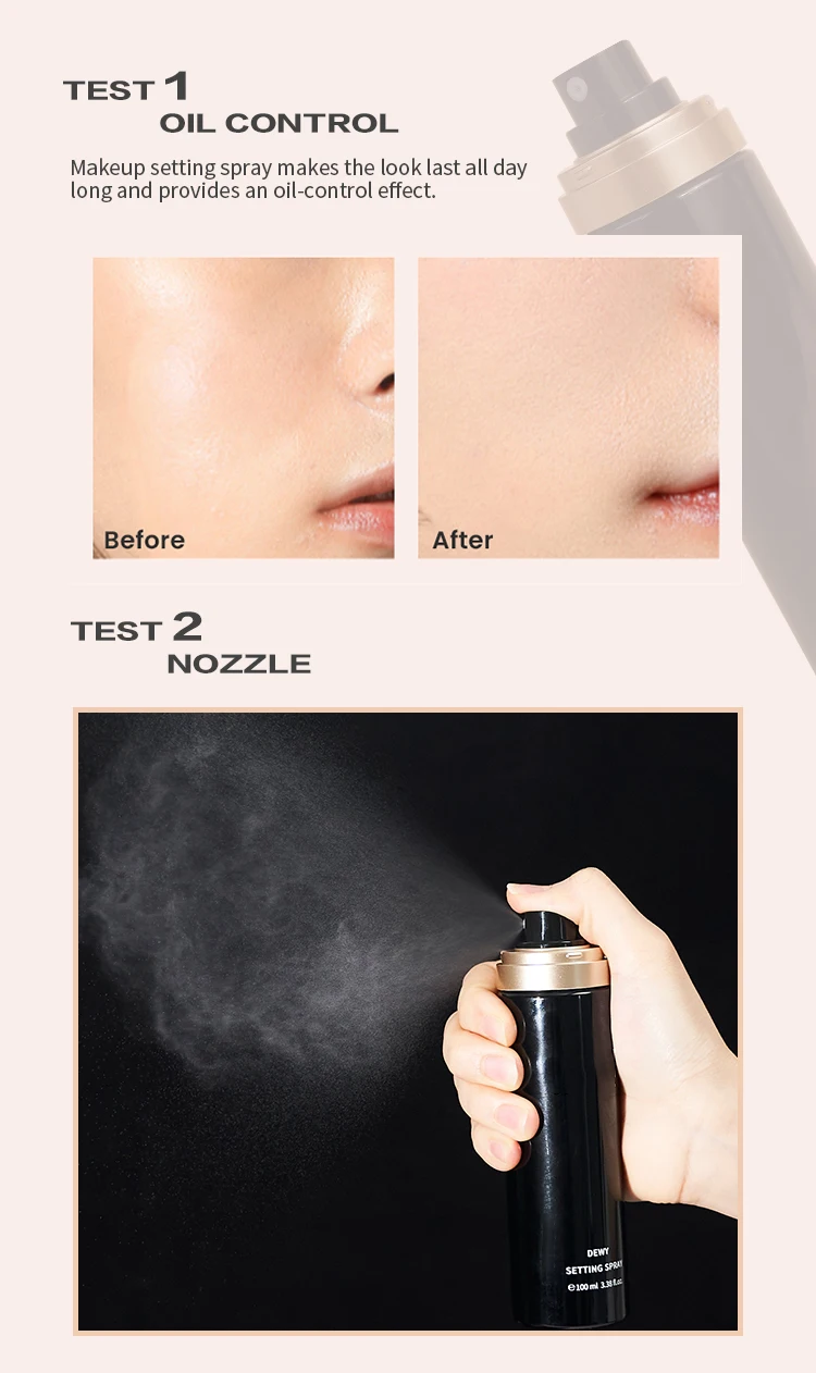 100ml Makeup Setting Spray Long Lasting Sweatproof Waterproof Oil ...