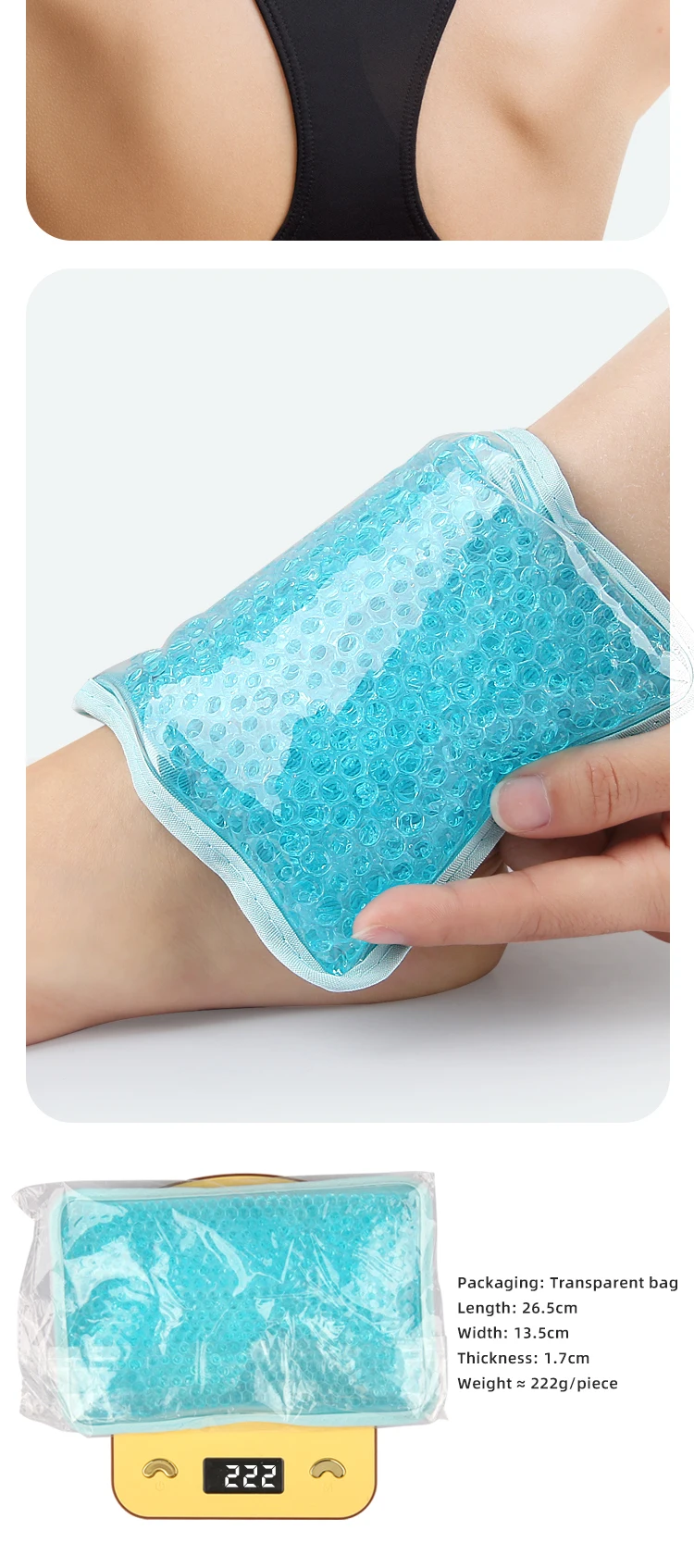 Relieve Pain and Reduce Swelling Ice Packs Multi-function Square Shape ...