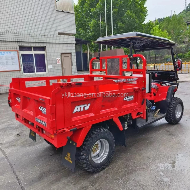 400cc 4wd Farmer Vehicle Orchard Agricultural Vehicle Farm Atv Load ...