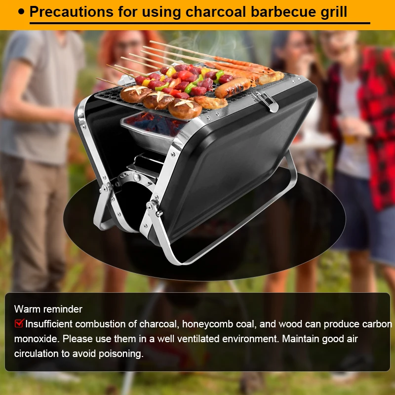 Outdoor Small Barbeque Grill Equipment - Portable & Durable