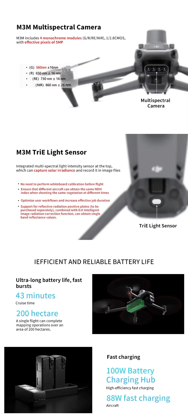 DJI Mavic 3m Drone - Advanced Crop Monitoring Solutions
