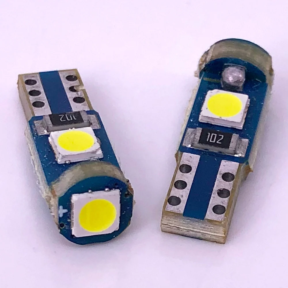 Customization T5 W3W Wedge LED Bulb 3030 3SMD For Car Auto Dashboard ...