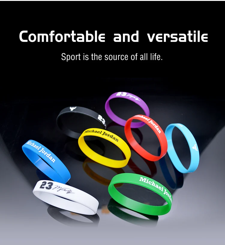 Personalized Gifts Custom Rubber Silicone Sport Jewelry Embossed ...