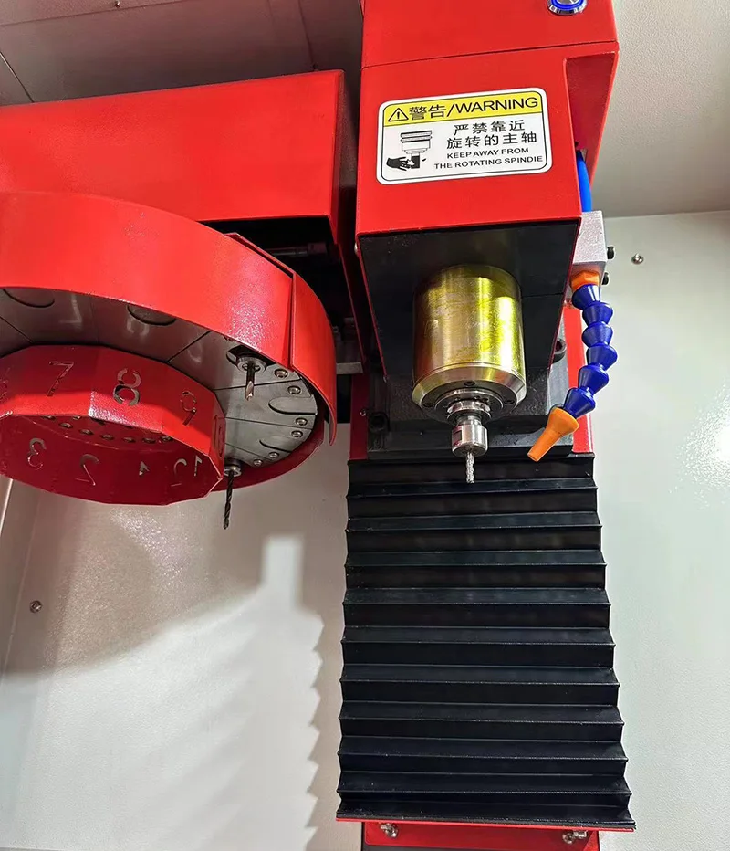 XH7115B Mini CNC Milling Machine - 4-Axis Automatic Metal Milling for ...