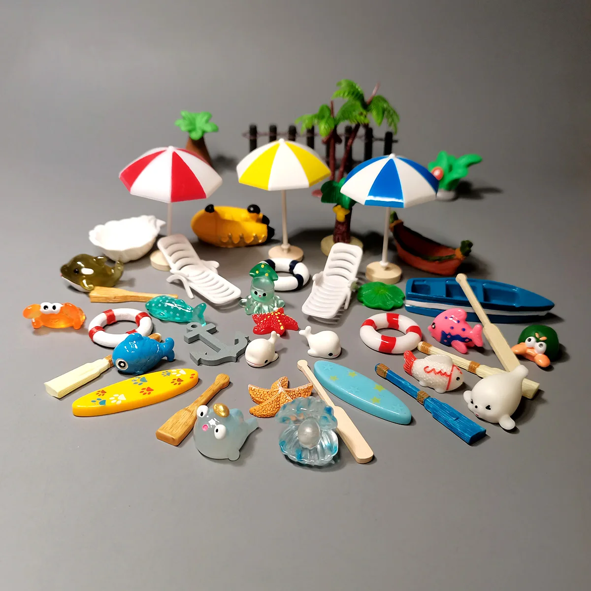 Wholesale Artificial Beach Landscape Boat Figurines Fish Fairy Zen ...