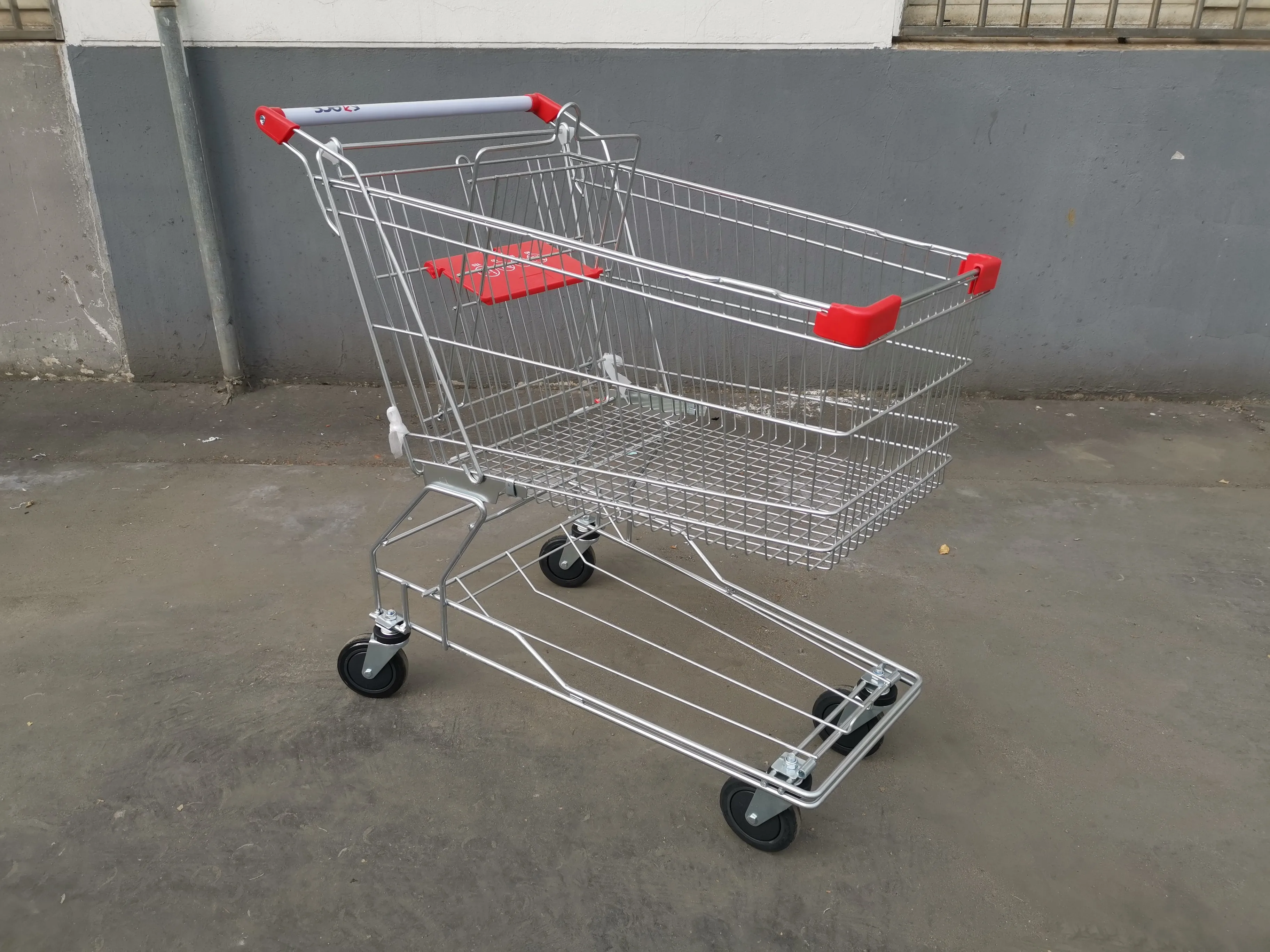 Asian Style Japanese Supermarket Trolley For Sale Metal Shopping Cart ...