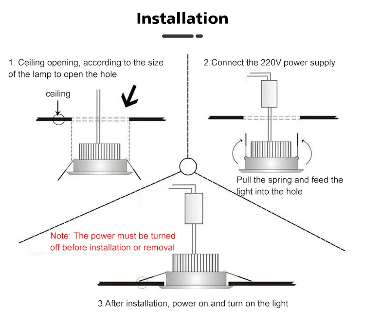 Price Is Competitive Ceiling Project Commercial Hotel Shop Down Light ...