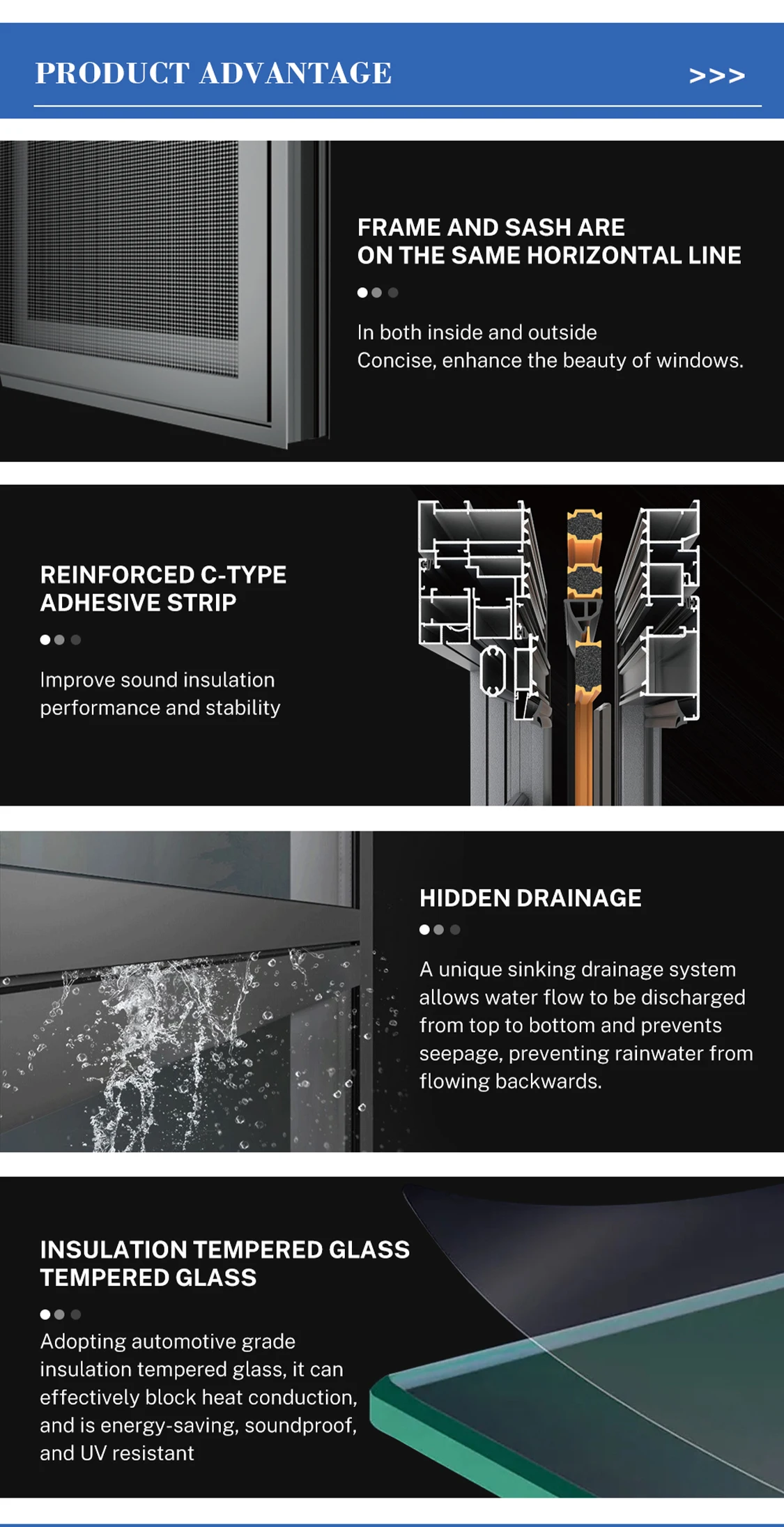 Aluminium Skylight Window Glass Aluminium Sky Window Double Glazed ...