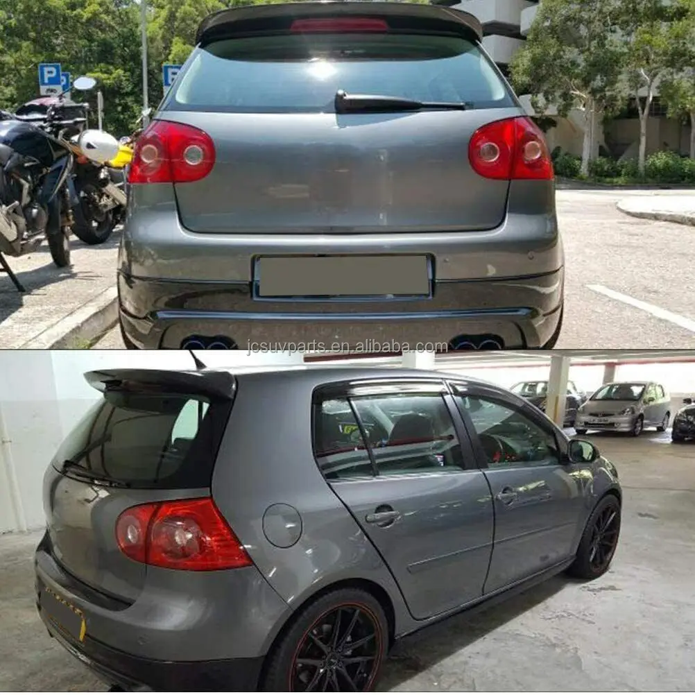 Carbon Fiber Rear Roof Spoiler Wing for VW Golf 5 V MK5 GTI R32 ...