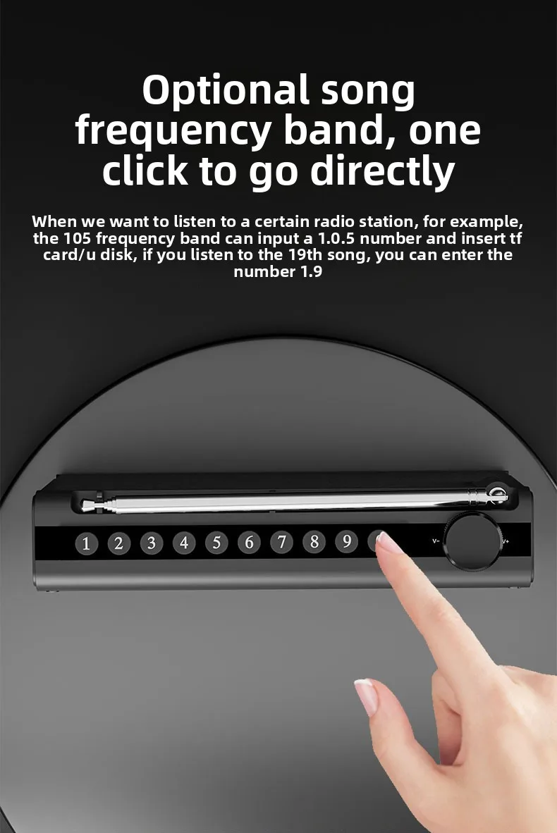 SANSUI F69 Portable Bluetooth FM Radio & Video Player with Dual ...