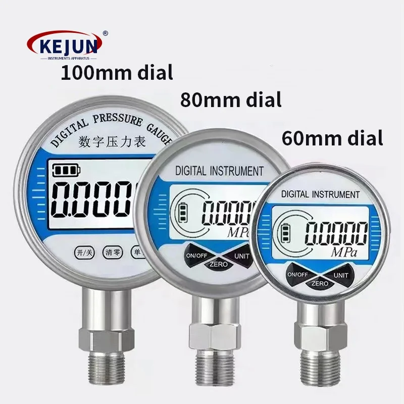 Mpa Kpa bar psi Oil Fuel Digital Pressure Gauge Sensor lpg Hydraulic ...