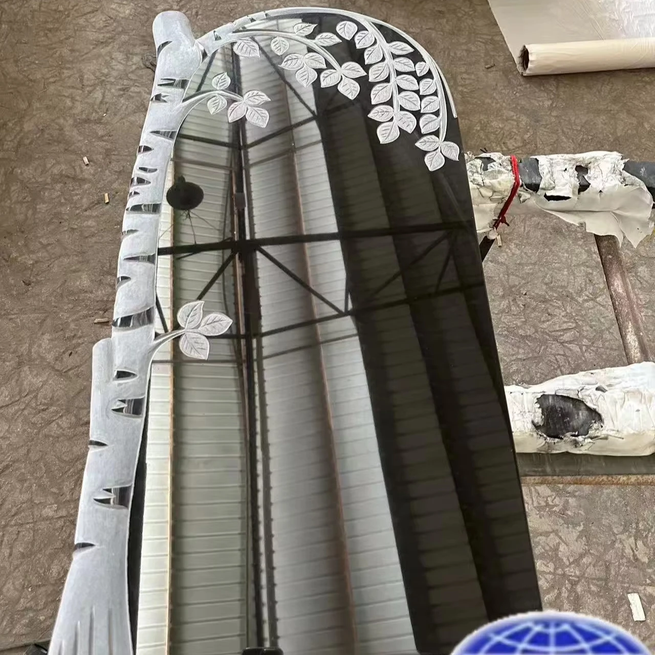 Wholesale Cemetery Tombstone Black Granite Flat Headstone Base With ...