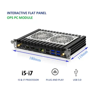 Digital Whiteboard Smart Board 80pin Ops Computer For Business ...