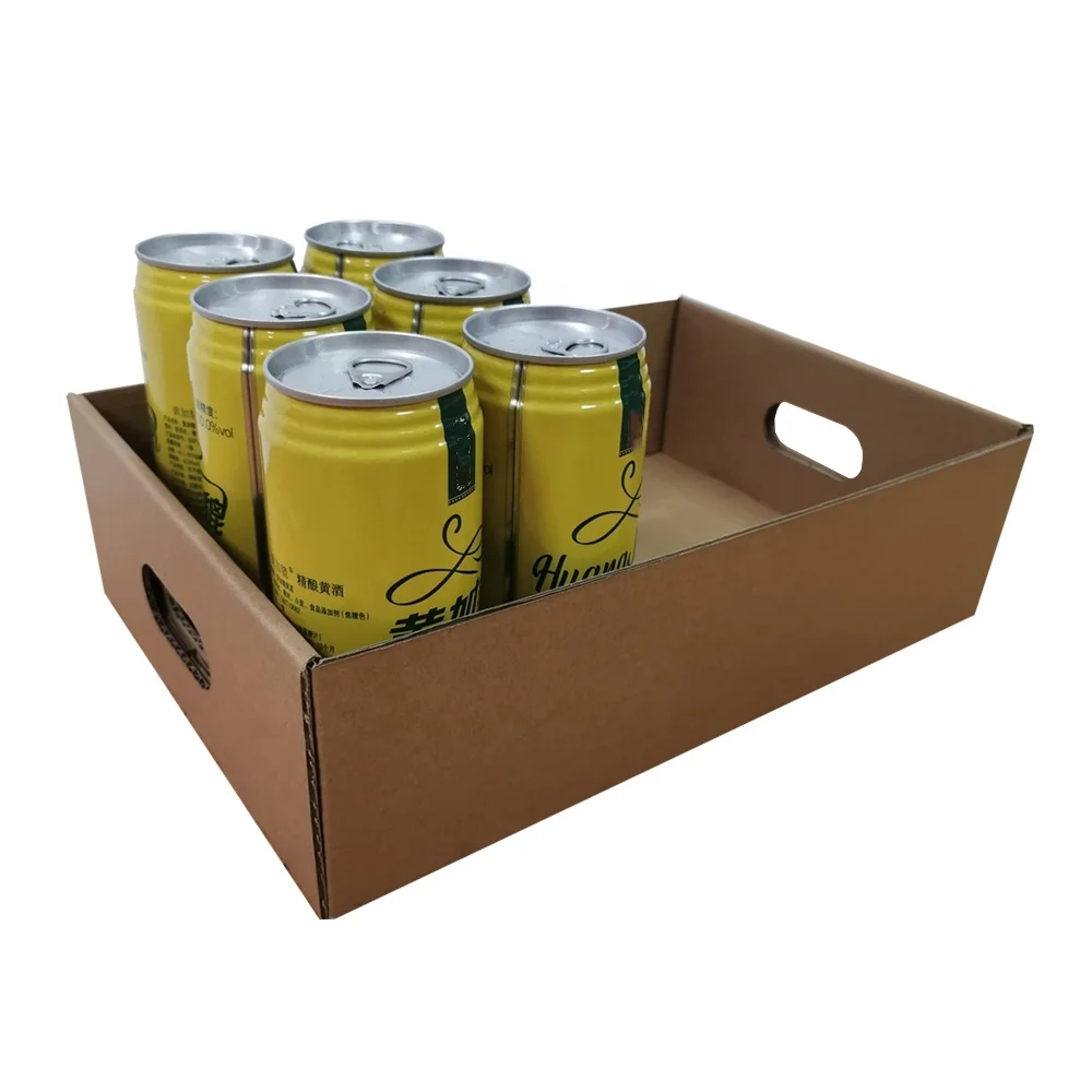 Shelf-Ready Color Paper Packaging Cardboard Trays Custom Printed Retail ...
