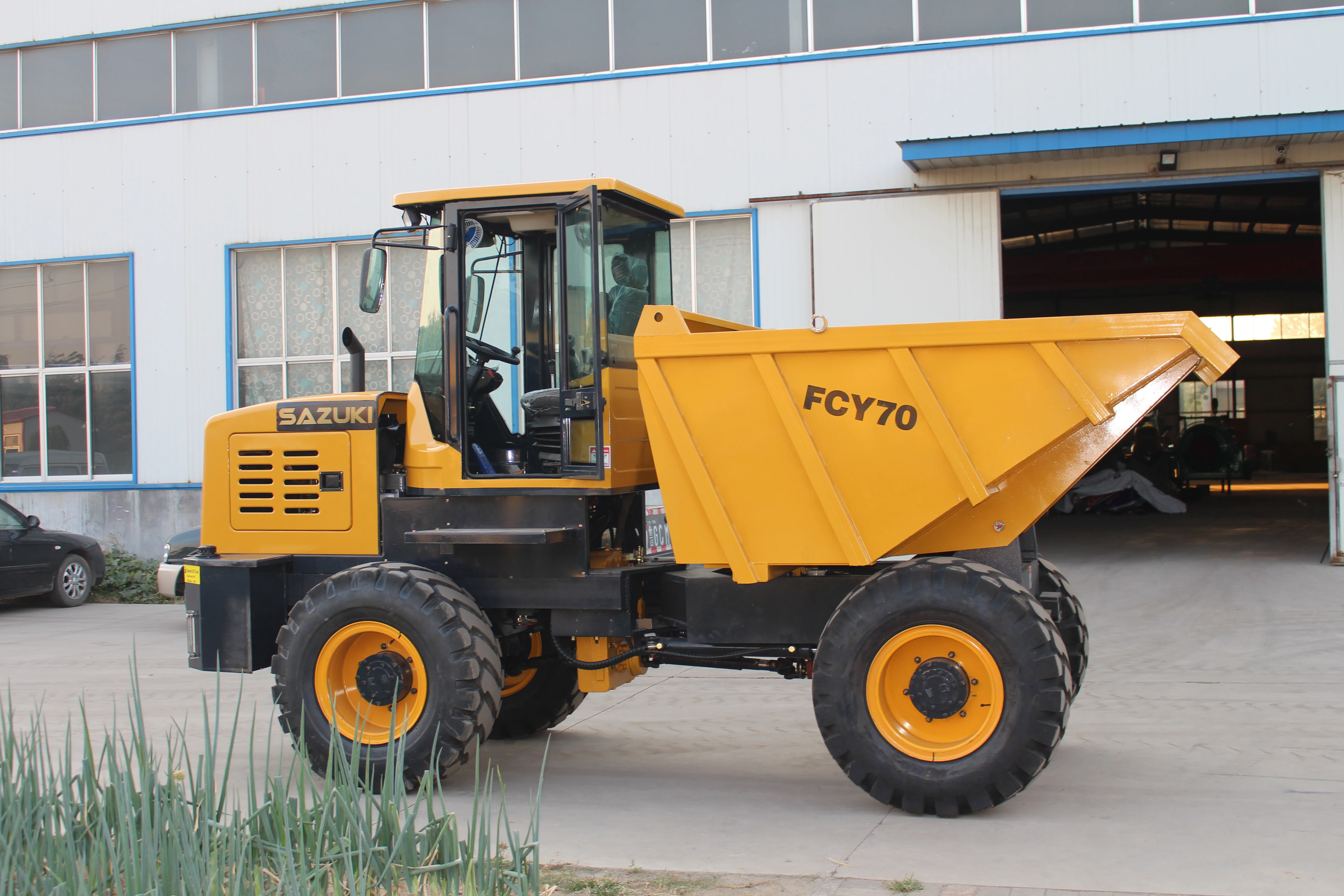 Sinomada Side Dump Truck 7ton Tipper Truck Fcy70 Side Dumper - Buy Side ...