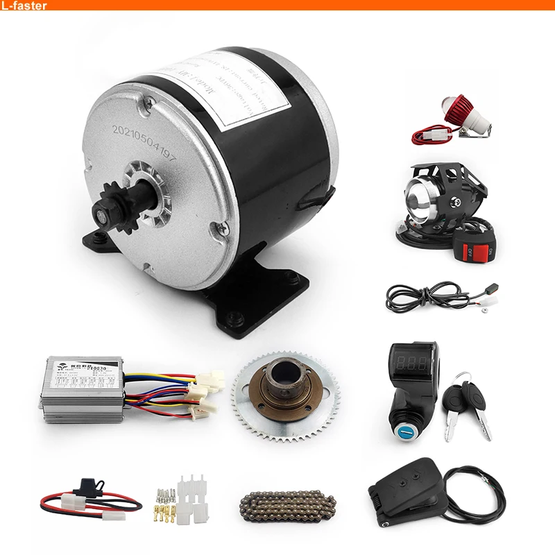 2750rpm 36v 350w High-speed Freewheel Adapter Headlight Pedal Throttle ...
