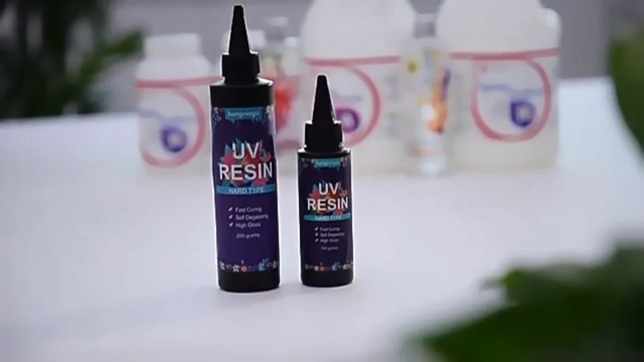 Clear Glue Uv Polyurethane Resin 200g With Silicone Mold Kit For Diy ...