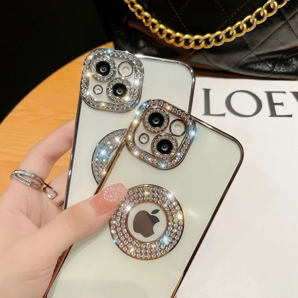 Luxury Bling Diamond Phone Case For Iphone 11 Pro Max 14 Pro ...