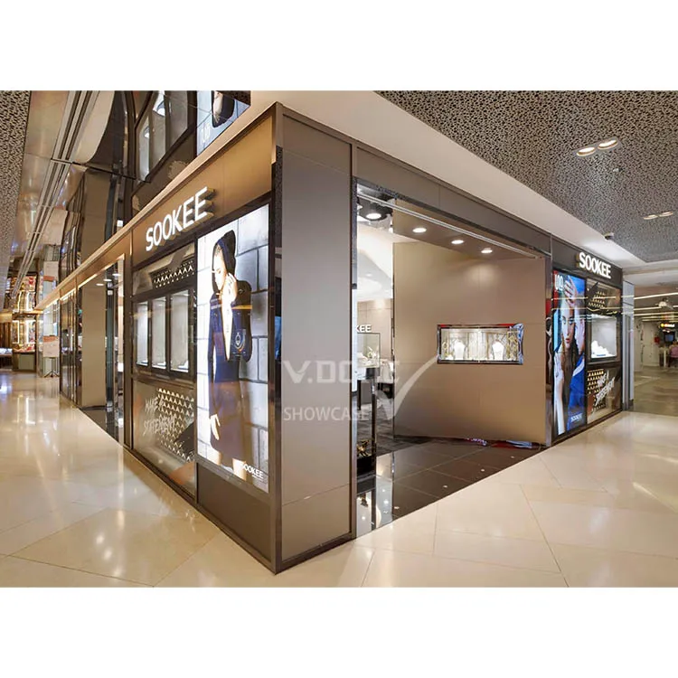 Custom Modern Jewelry Counter Top Showcase Display Cabinet Fashion ...