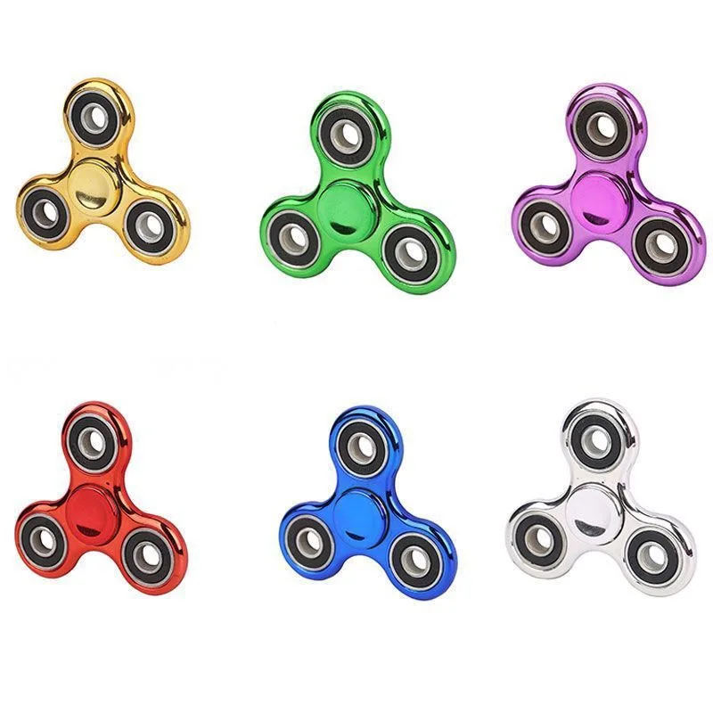 Tri-Spinner Office Desk Classroom Anti Anxiety Focus Finger Fidget ...
