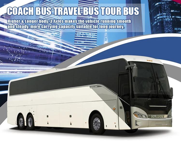 BONLUCK Tour Coach Bus 75 Seats - Efficient Transportation