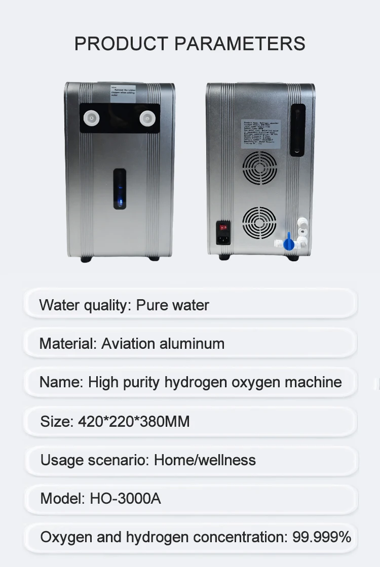 220V Home Use Hydrogen Gas Generator Electrolyzer Hydrogen Generator ...