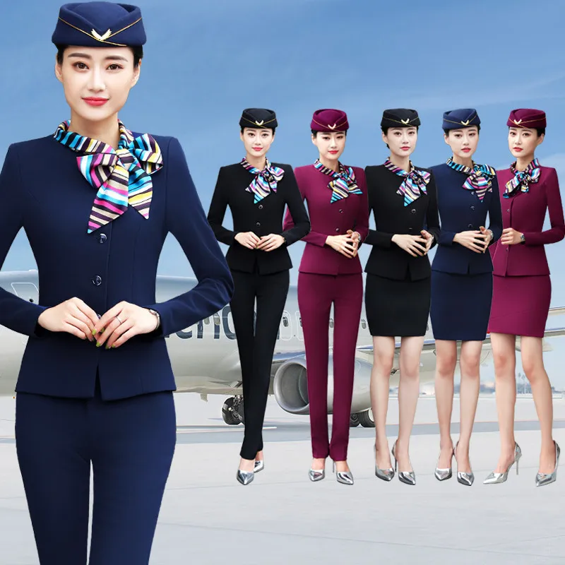 Aviation College Pilot Uniform - Fashionable Business Wear