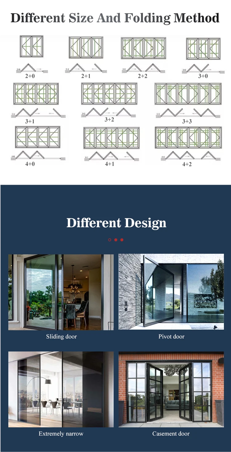 Folding Door Partition Aluminium Folding Exterior Doors - Buy Folding ...
