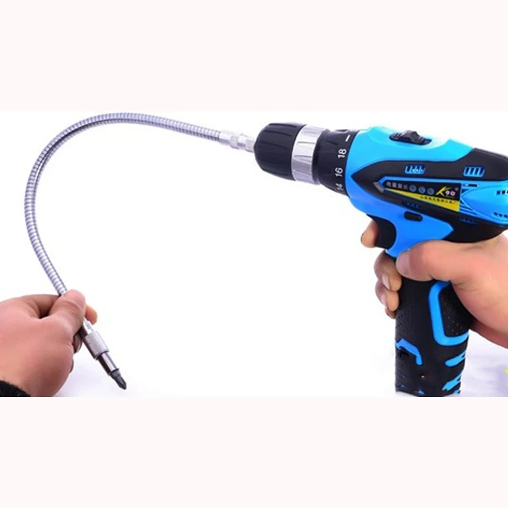 Screw Power Drill Connection Tips Flex Adapter W/extend Quick Connect ...