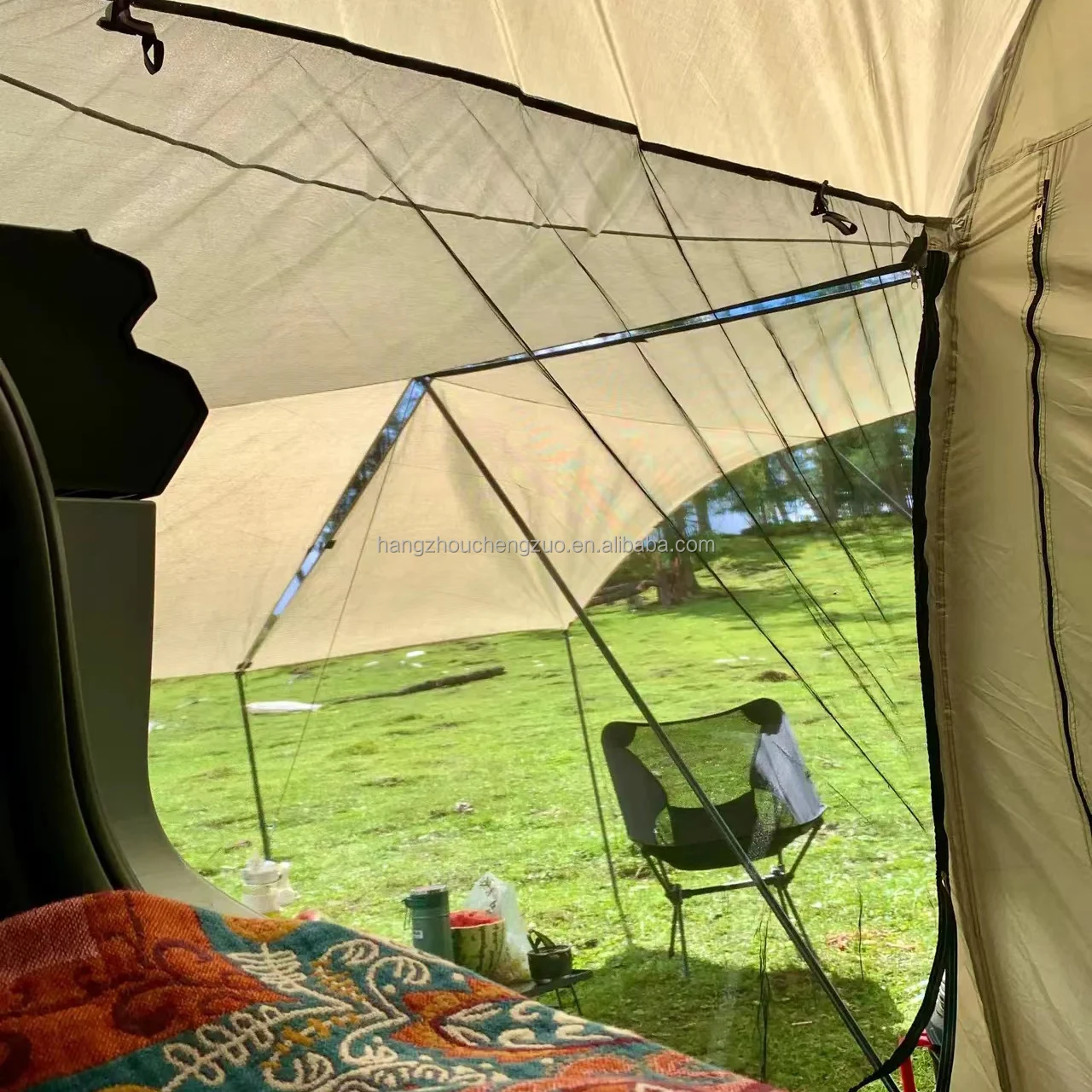 2 Room Advanced Car Rear Tent – SUV Tents for Family Camping with 5 ...