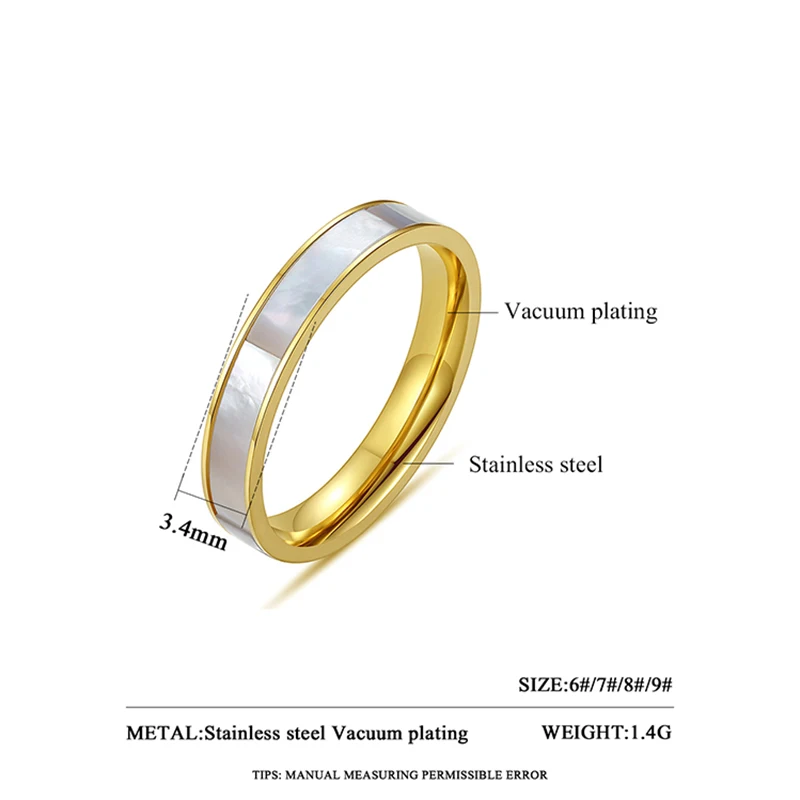 Fashion Pvd 18k Gold Plated Stainless Steel Jewelry Girls Sea Shell ...