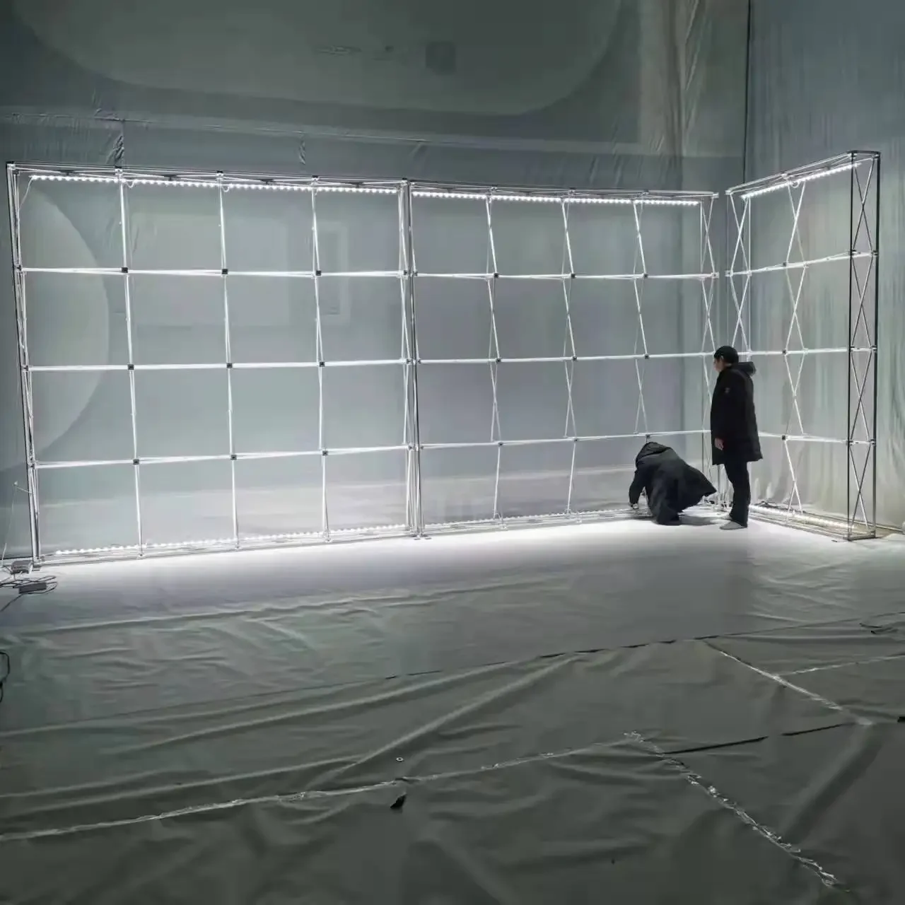 Tool Free Foldable 10x10 Trade Show Booth - Quick Build