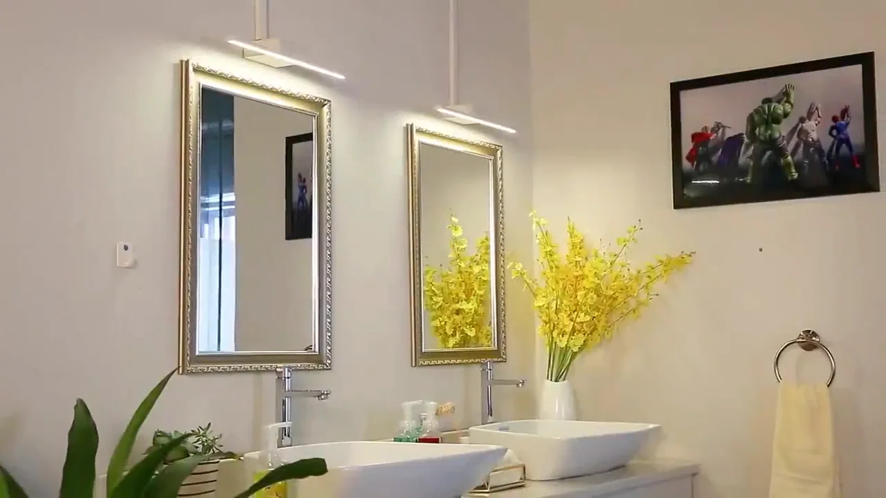 Modern Interior Lighting 9w 12w 14w 16w Bathroom Mirror Light Aluminum ...
