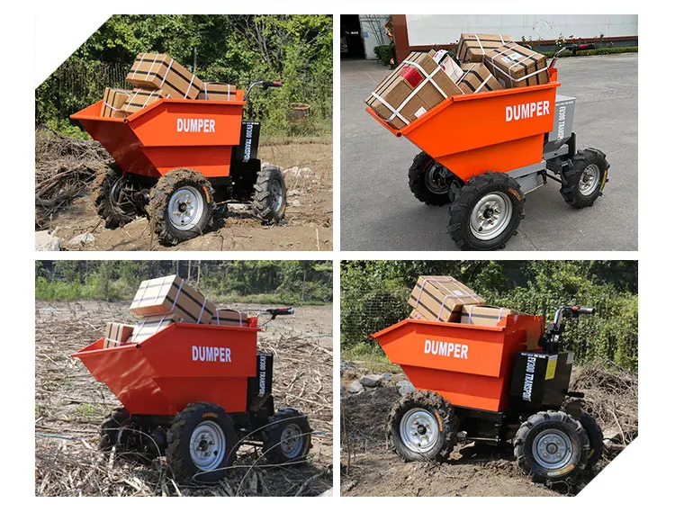 Truck Electric Pickup Electric 4x4 Mini Electric Barrow Mini Dumper ...