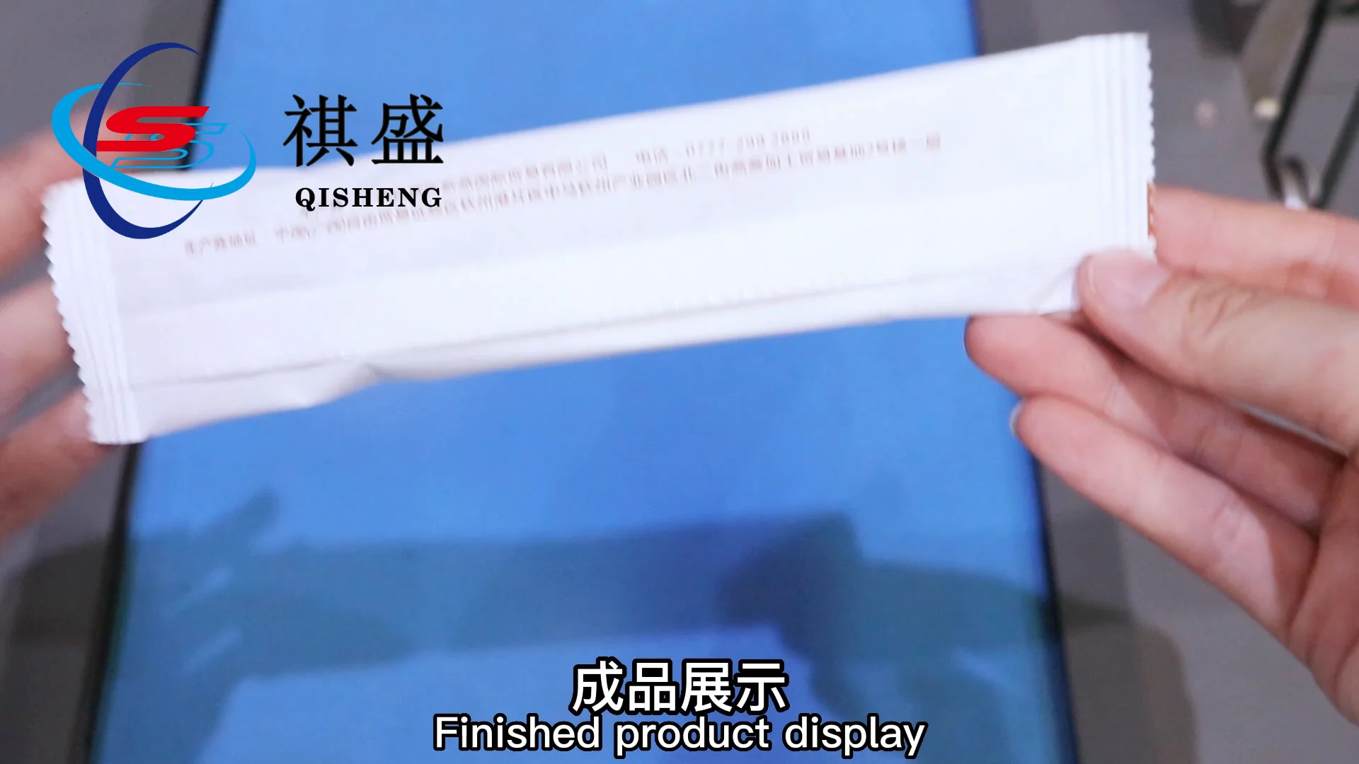 Plastic Wooden Disposable Spoons And Napkin Tissue Packaging Machine ...