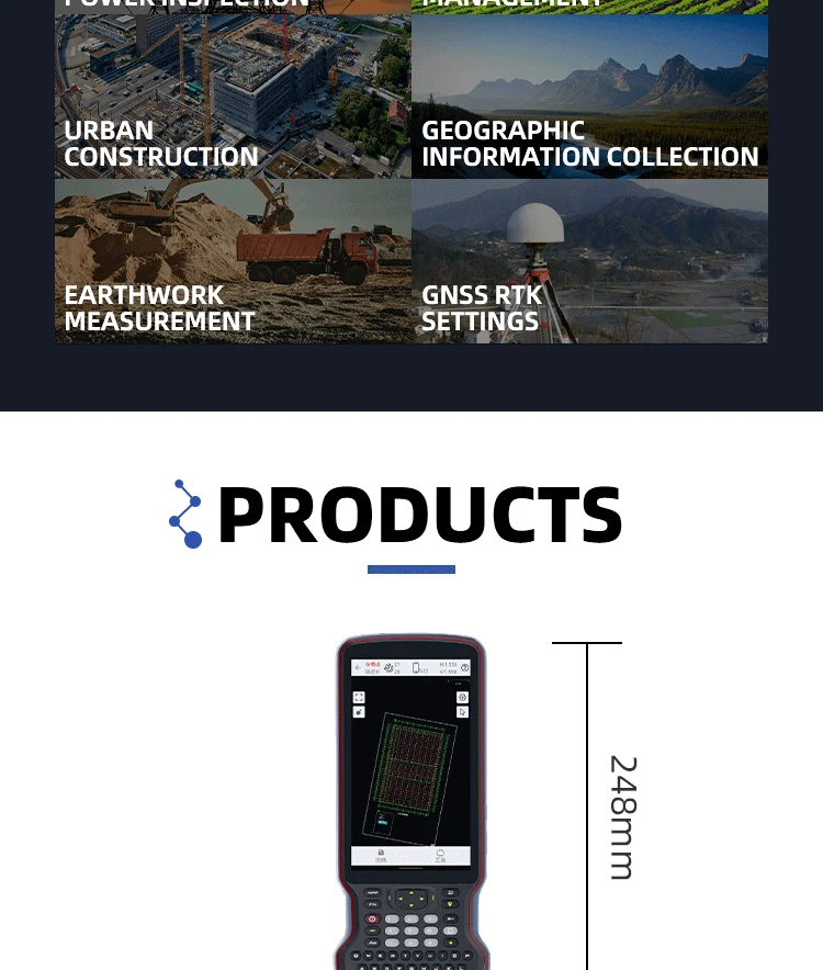 Sinognss Receiver Rtk Controller R60 Handheld Gps Brand Comnav Qualcomm 8-core Processor And ...