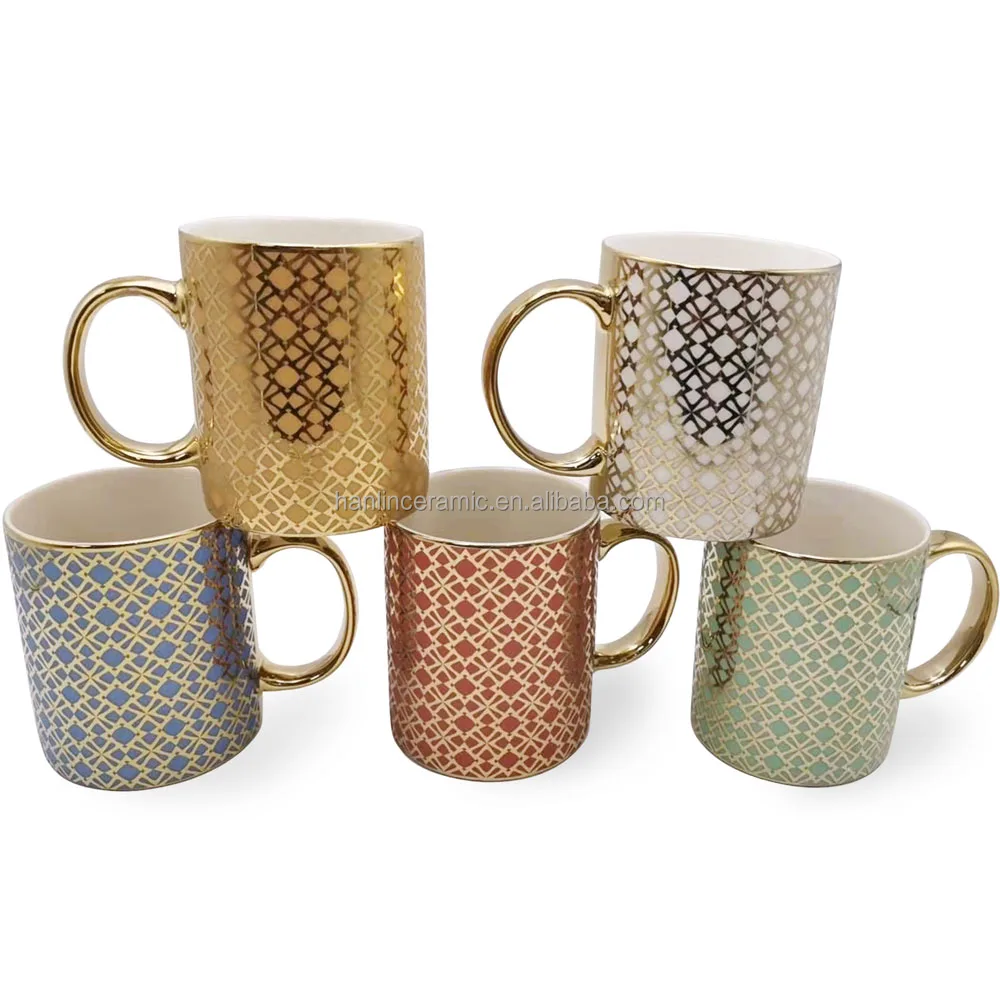 Wholesale Ceramic Golden Mug Custom-made Designs| Alibaba.com
