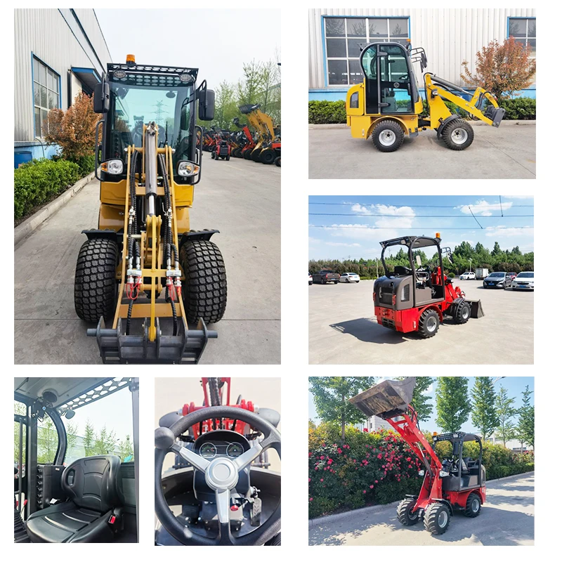 Mini Loader Self Skid Steer Loader Hot Sale Mini Front End Loader ...