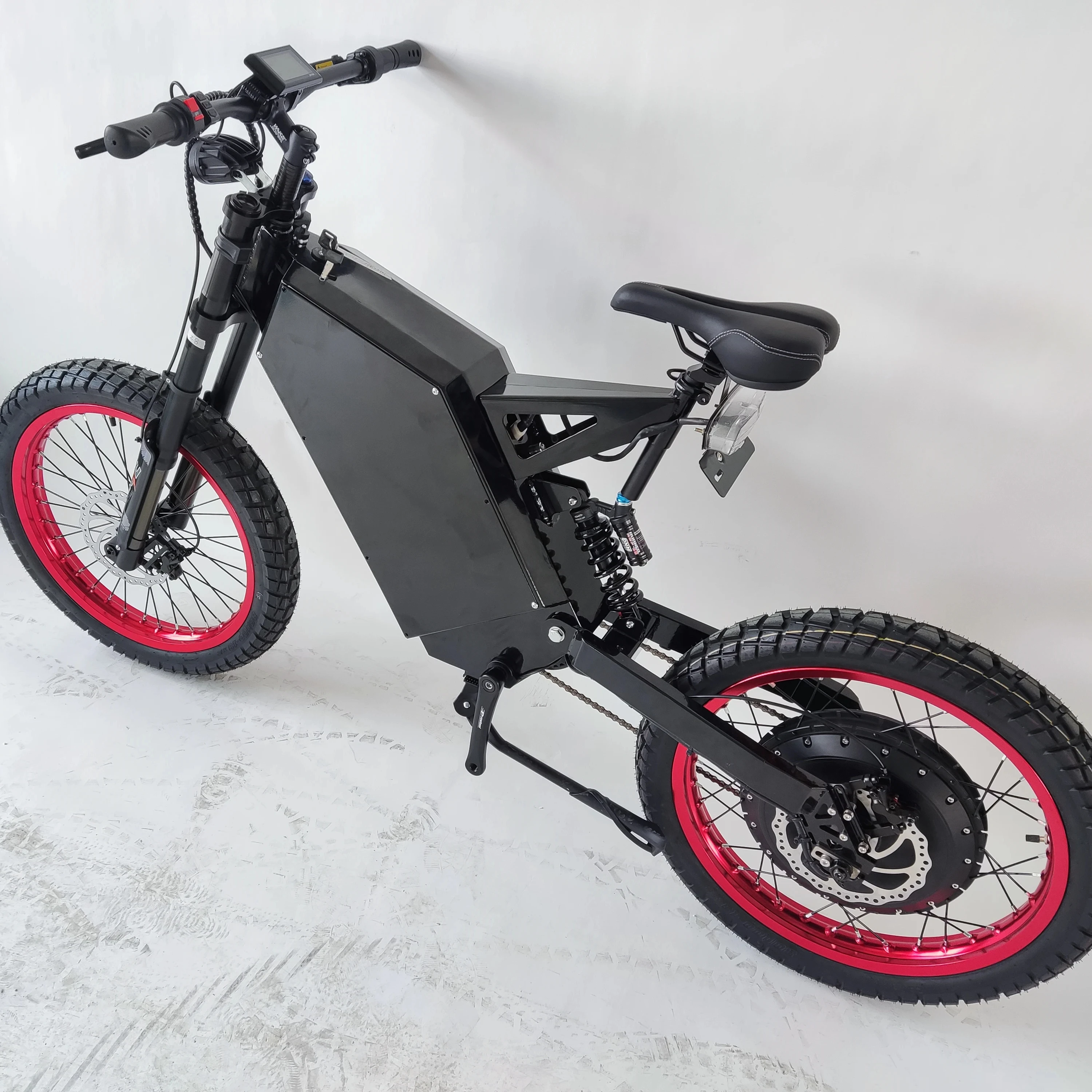 Adult Stealth Bomber 20kw E Bike Mountain City Street Long Range Electric Bike With 19inch Fat ...